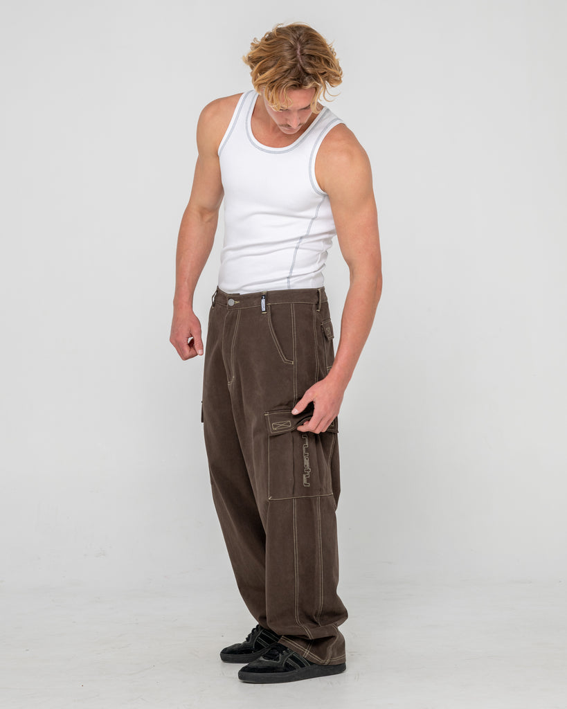 GRIZZLY BAGGY CARGO PANT | Rusty EU