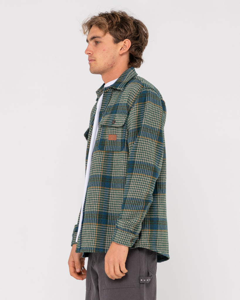 HOUNDSTOOTH OVERSHIRT | Rusty EU