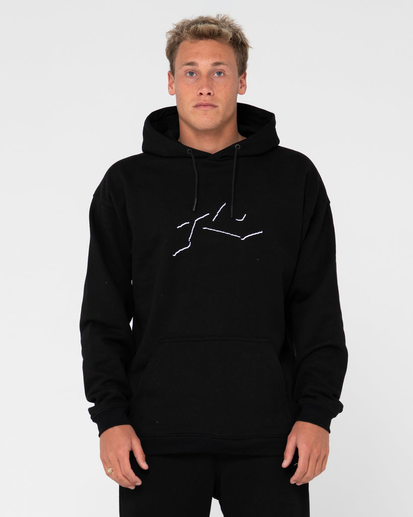 SHADOW R RELAXED SUPER FLEECE HOODIE | Rusty EU